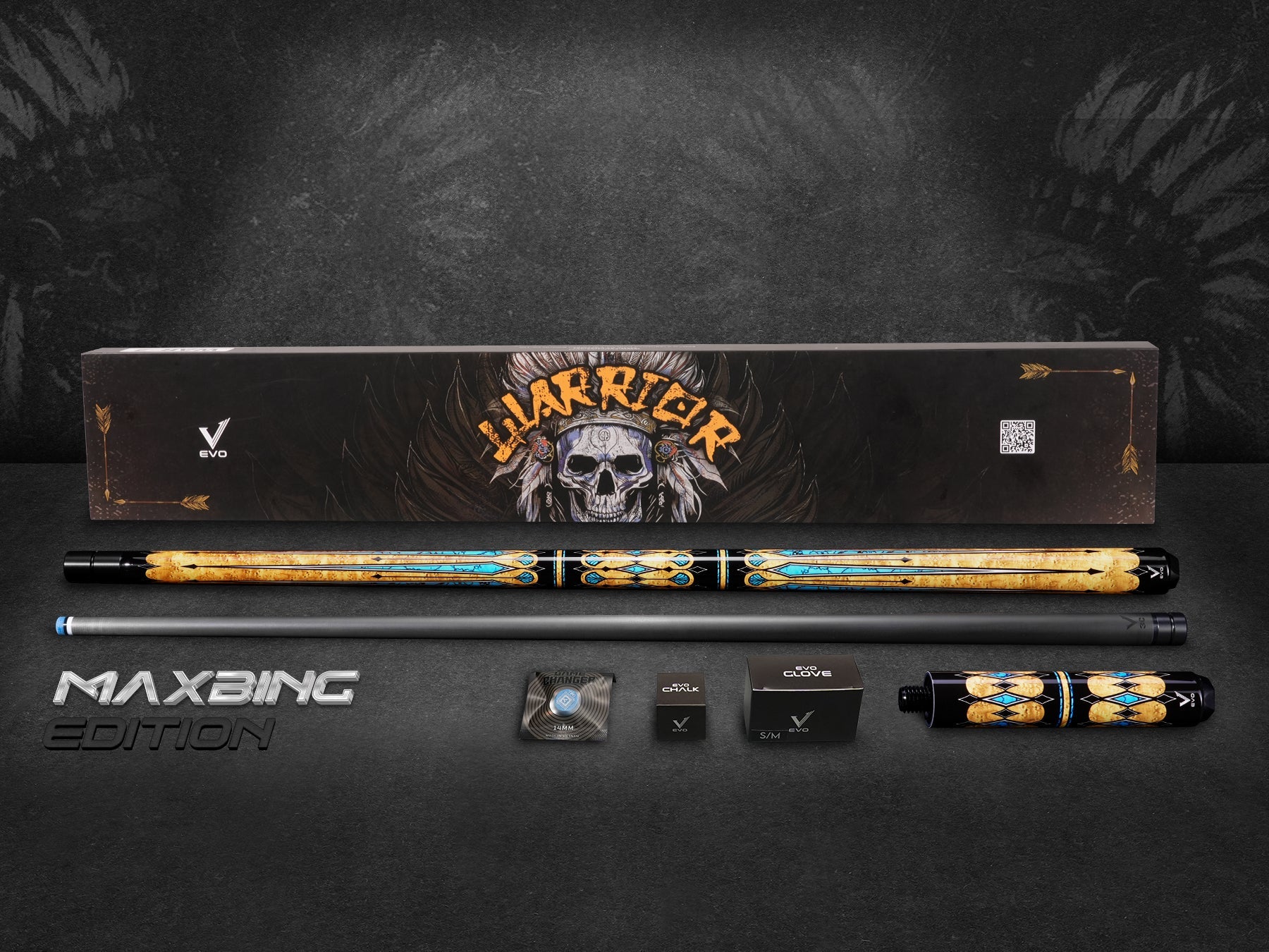 EVO WARRIOR CAROM MAXBING EDITION - DESERT GOLD – Prime Cues
